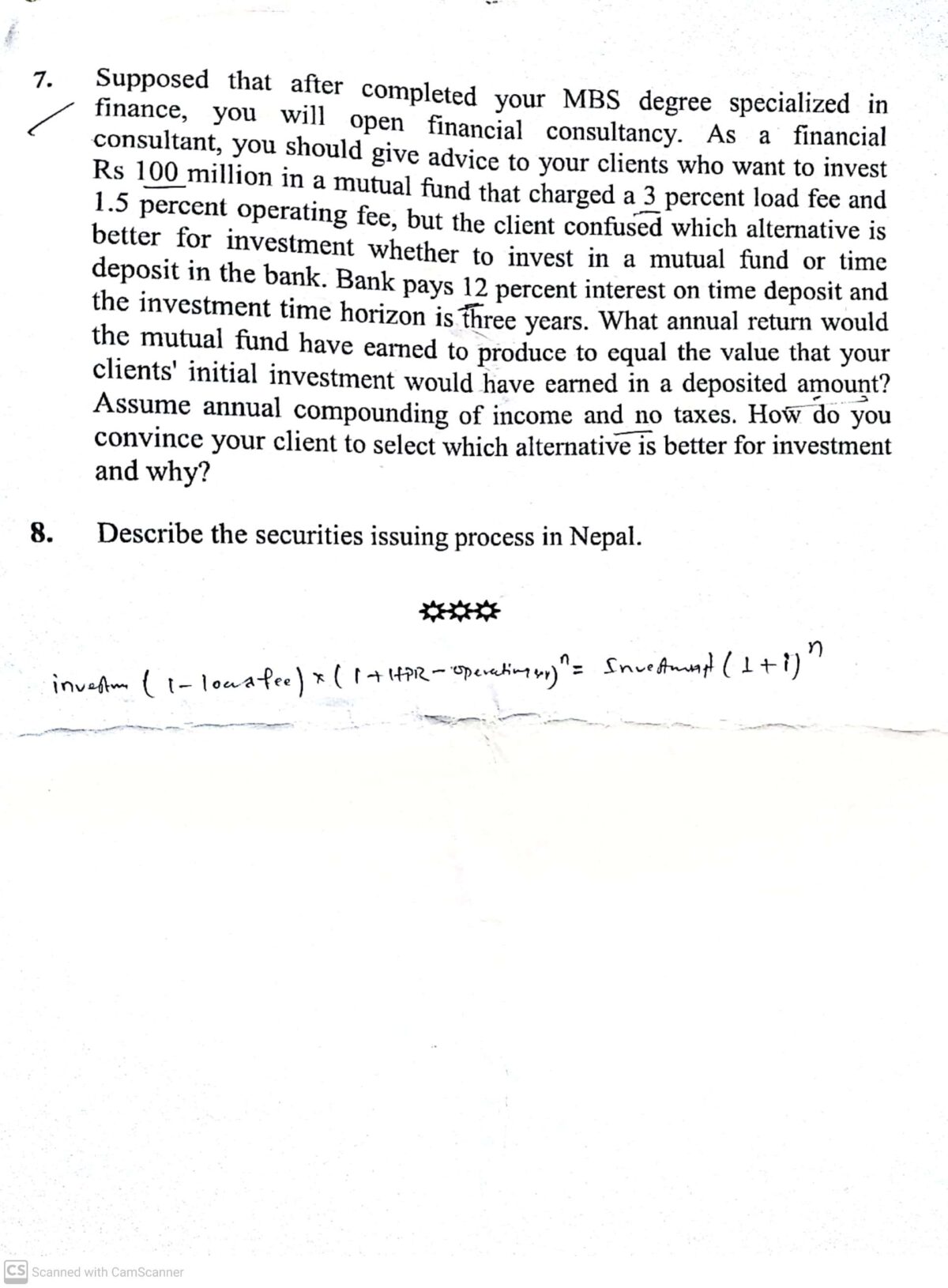 Investment Management: Mbs Fourth Semester TU Old Question Paper - Your ...
