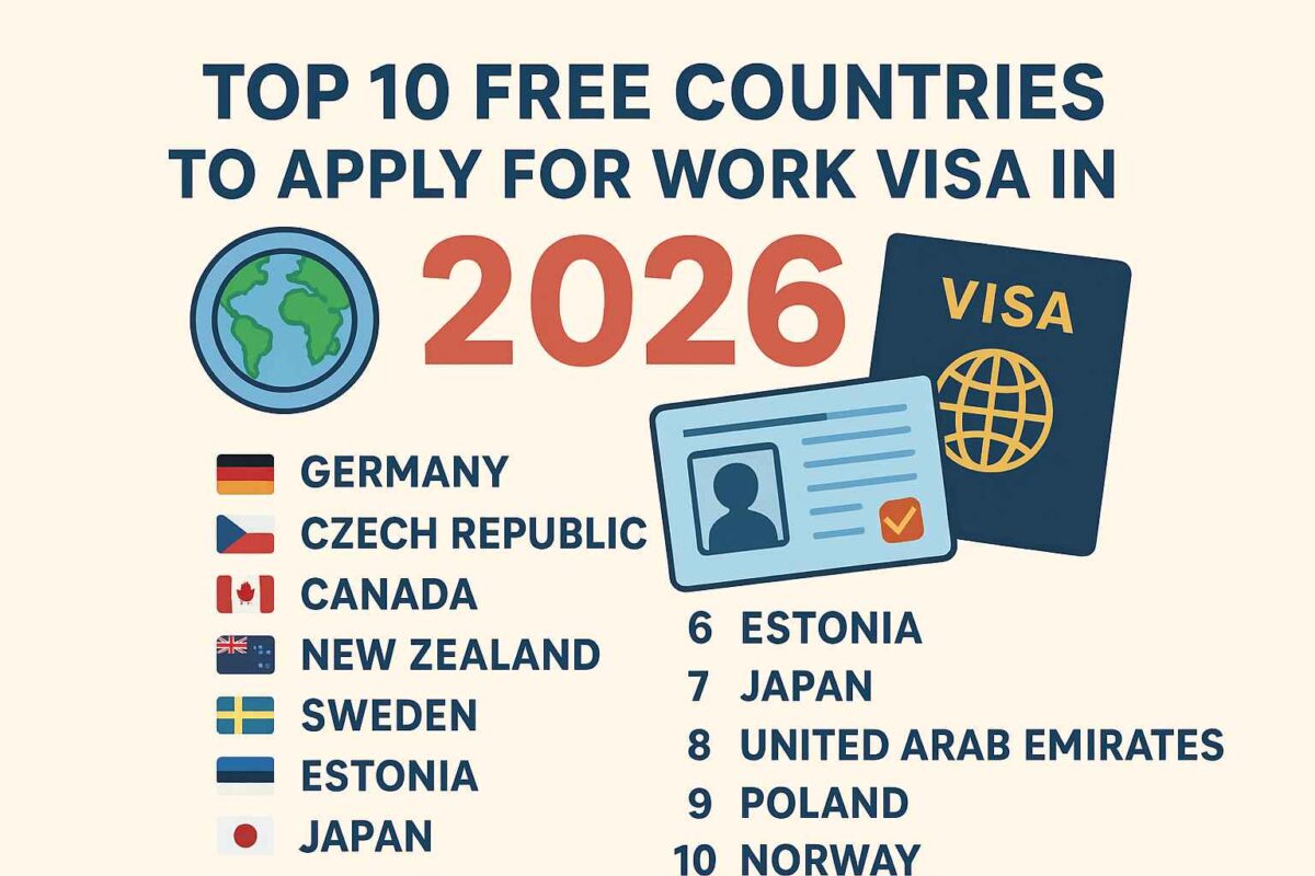 Top 10 Free Countries to Apply for Work Visa in 2026 (With In-Demand ...